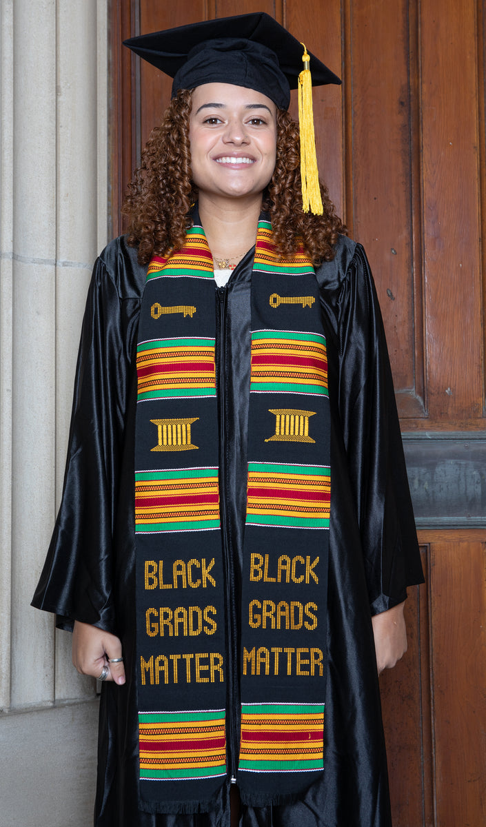 BGM-BLACK GRADS MATTER KENTE STOLE – Midwest Global Group, Inc ...